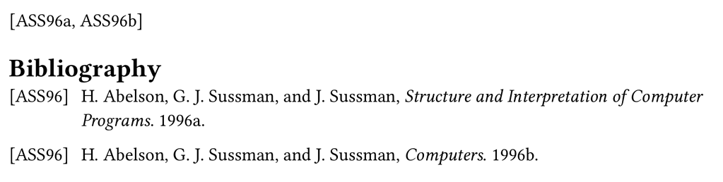 `alphanumeric` style: How to get disambiguation letters (e.g., [ASS96a ...