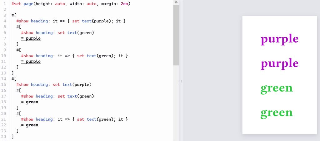 Which show rule takes precedence? - Questions - Typst Forum