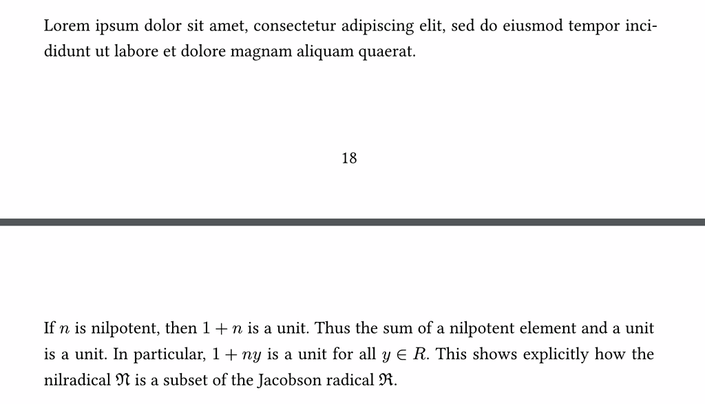 How to leave a single line of paragraph on the previous/next page ...