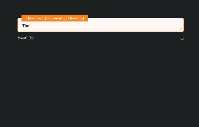 How to apply colors of gruvy package to theorion environments ...