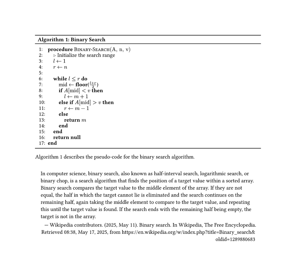 Algorithmic:1.0.0 - Typesetting algorithms has never been more easy ...